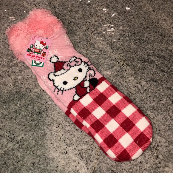 Hello Kitty | Accessories | Nwt Hello Kitty Sanrio Long Cozy Slipper ...